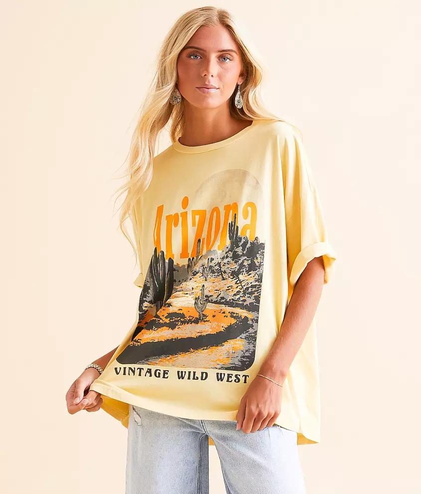 Modish Rebel Arizona Wild West T-Shirt - Women's T-Shirts in Straw | Buckle