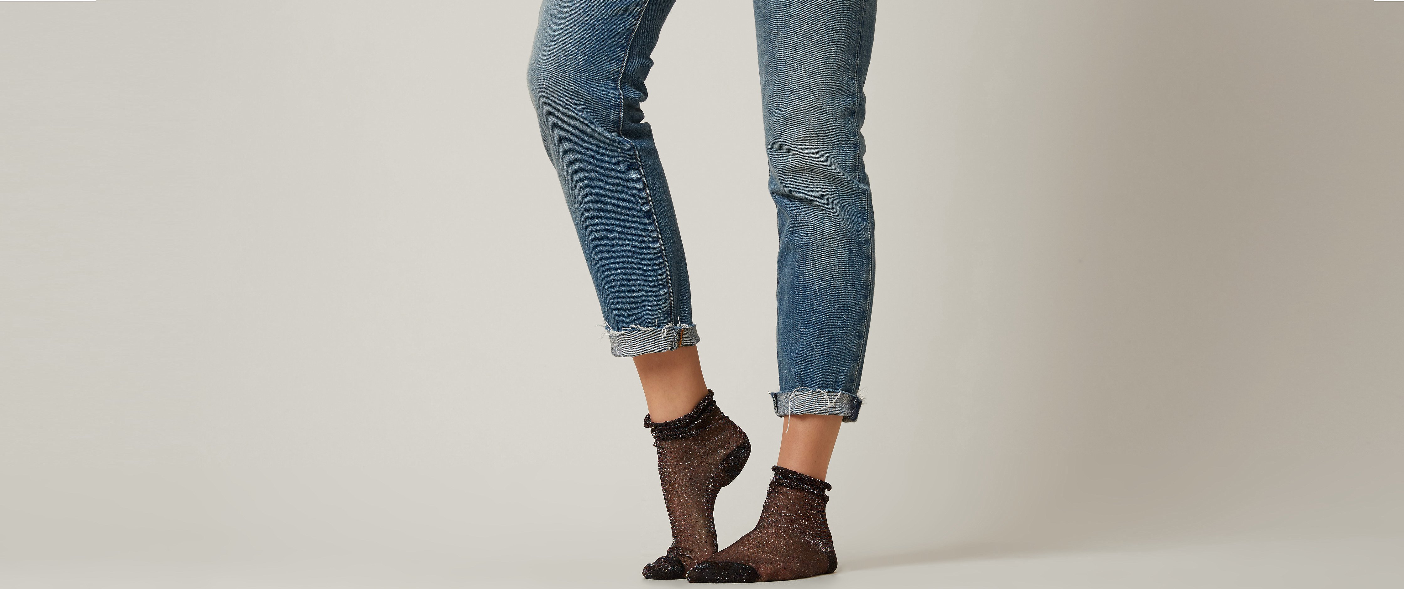 Free People Glimmer Oasis Socks - Women's Socks in Black | Buckle