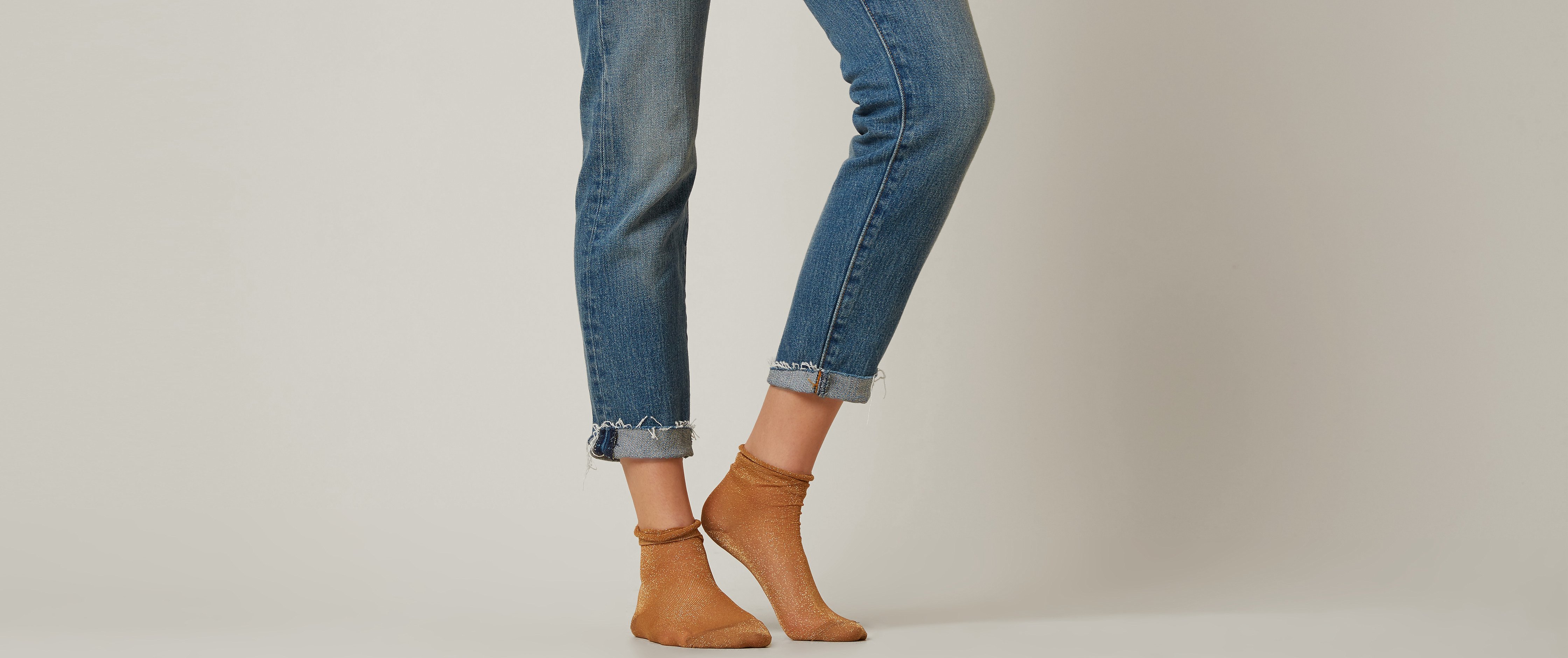 Free People Glimmer Oasis Socks - Women's Socks in Copper | Buckle