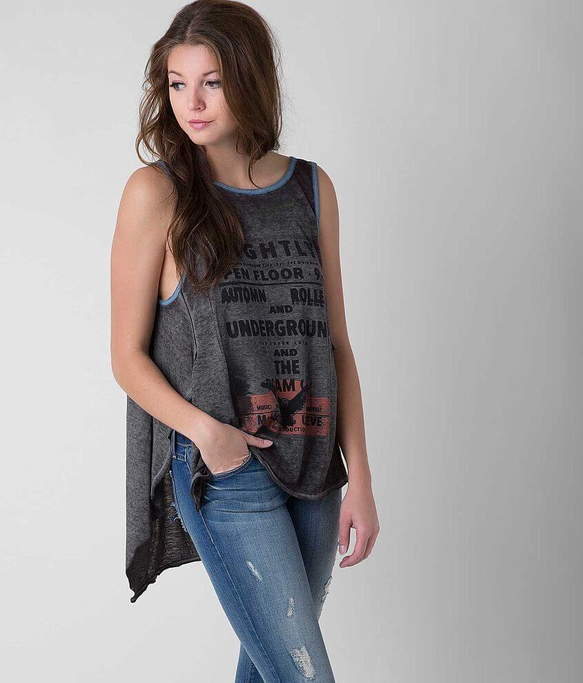 Free People Concert Tank Top - Women's Tank Tops in Grey Blue | Buckle