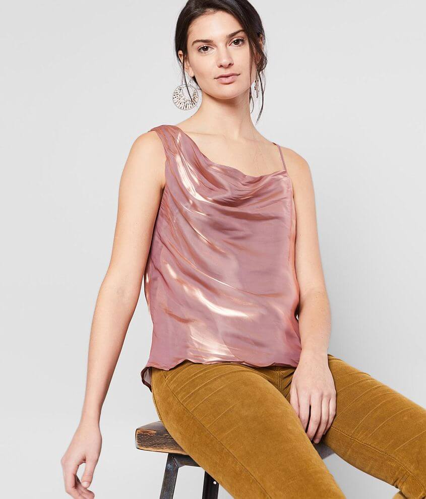 Free People Shimmy Shimmy Tank Top - Women's Tank Tops in Blush Bronze ...