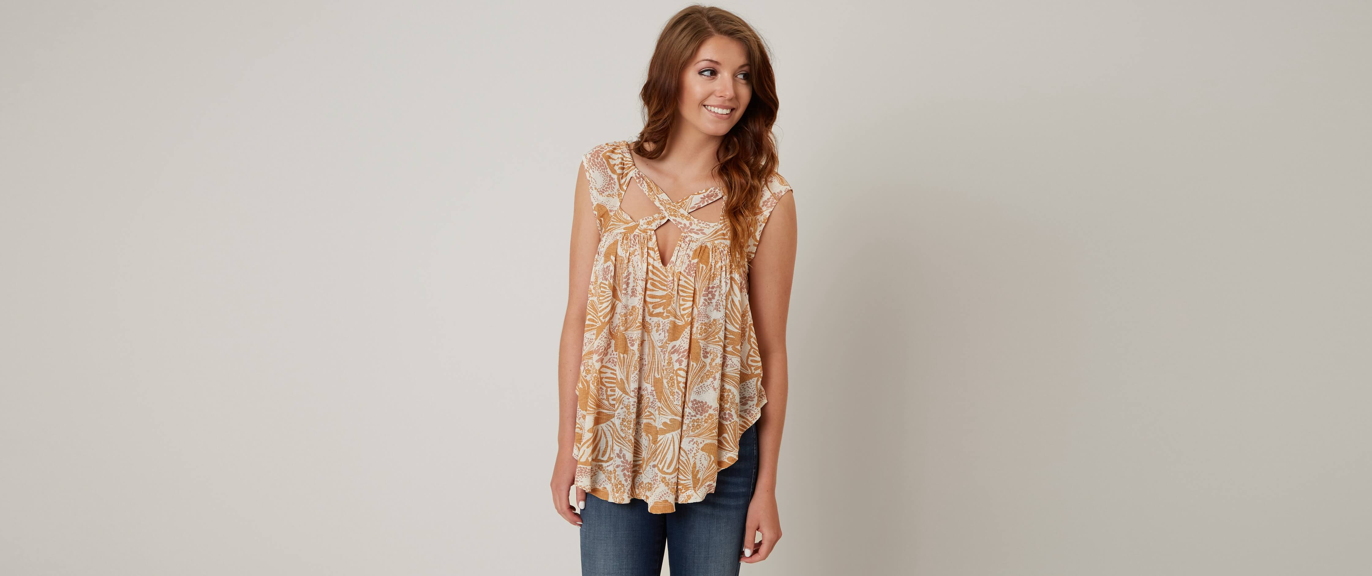 Free People Sugar Cane Top - Women's Shirts/Blouses in Tea Combo | Buckle