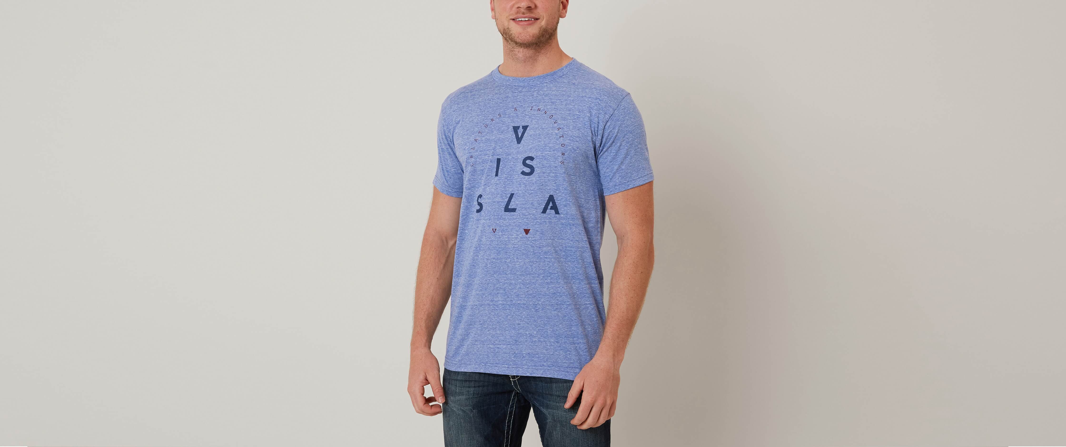 Vissla Trying T-Shirt - Men's T-Shirts in Royal Wash Heather | Buckle