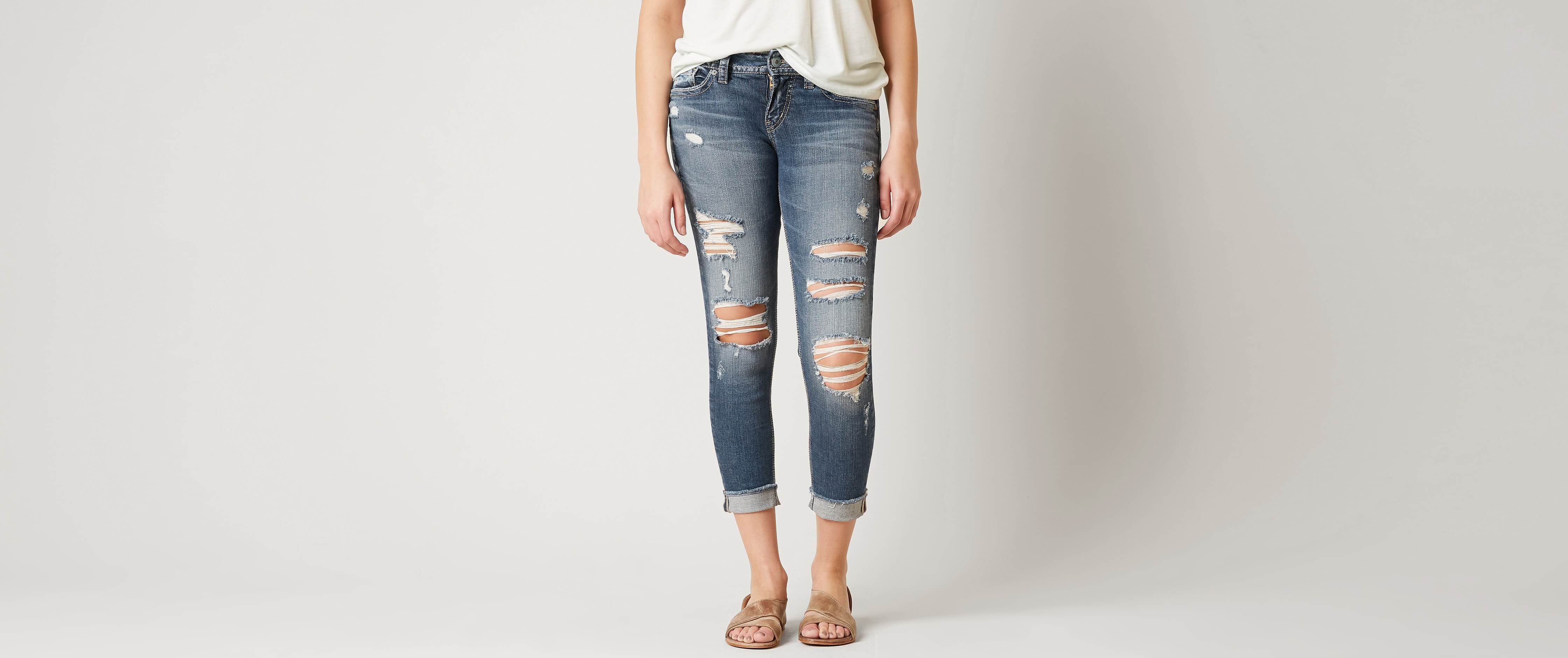 Silver Suki Stretch Cropped Jean - Women's Jeans in SJL 241 | Buckle