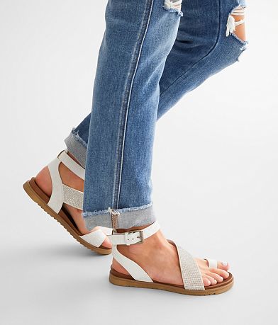 Very G Collette Glitz Sandal - Women's Shoes in White | Buckle