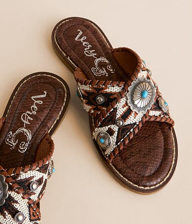 Very G Jungle Western Sandal - Women's Shoes in Brown | Buckle
