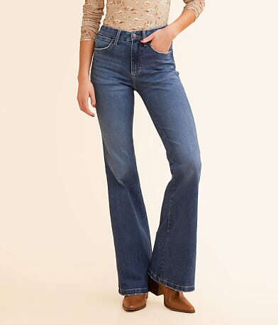 Wrangler® High Rise Flare Stretch Jean - Women's Jeans in Lily | Buckle