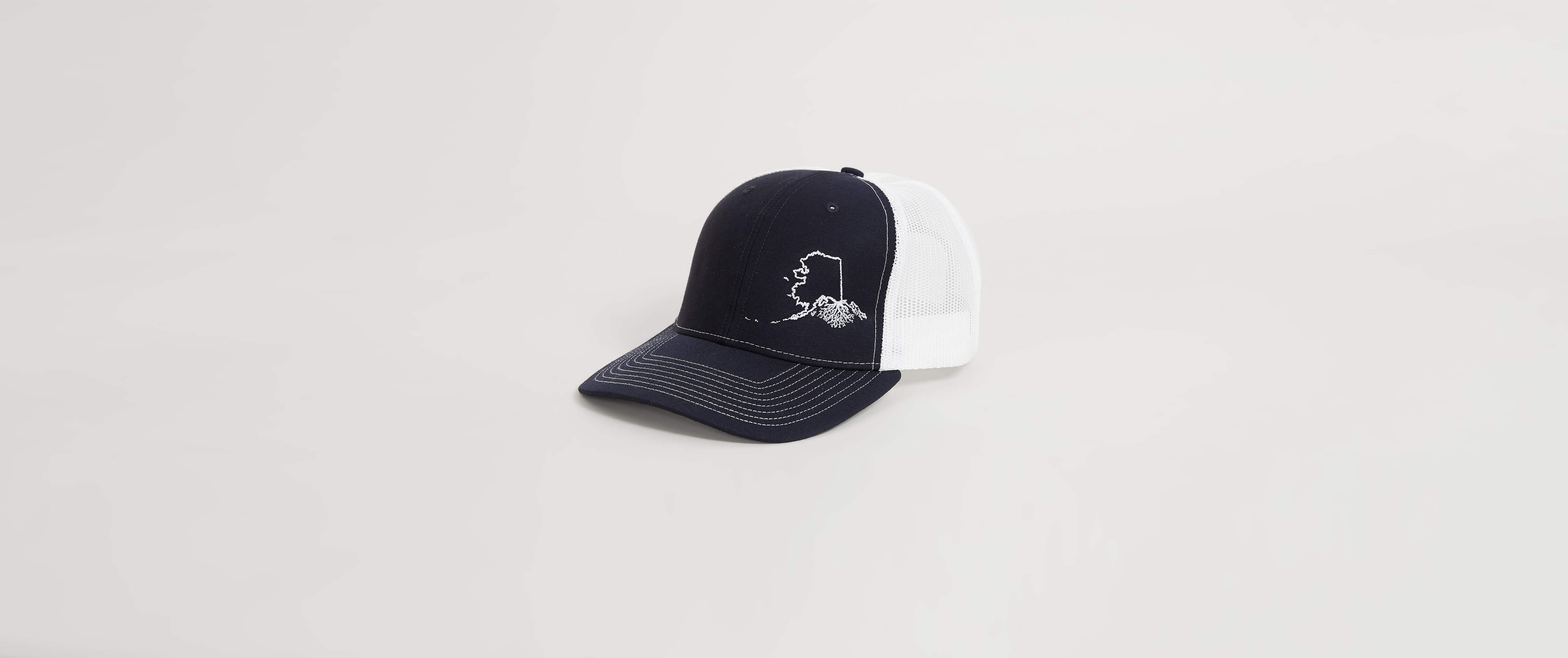 WYR Alaska Roots Trucker Hat - Men's Hats in Navy White | Buckle