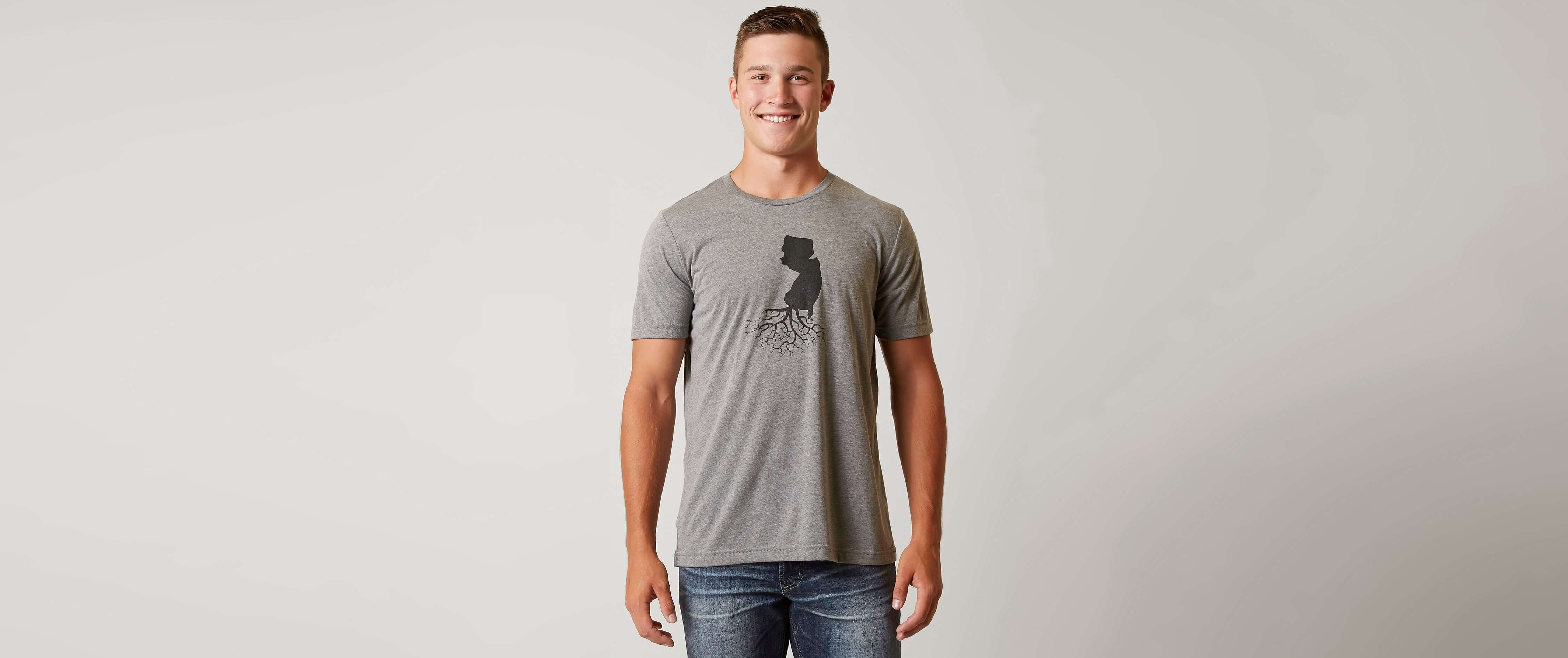 WYR New Jersey Roots T-Shirt - Men's T-Shirts in Grey | Buckle