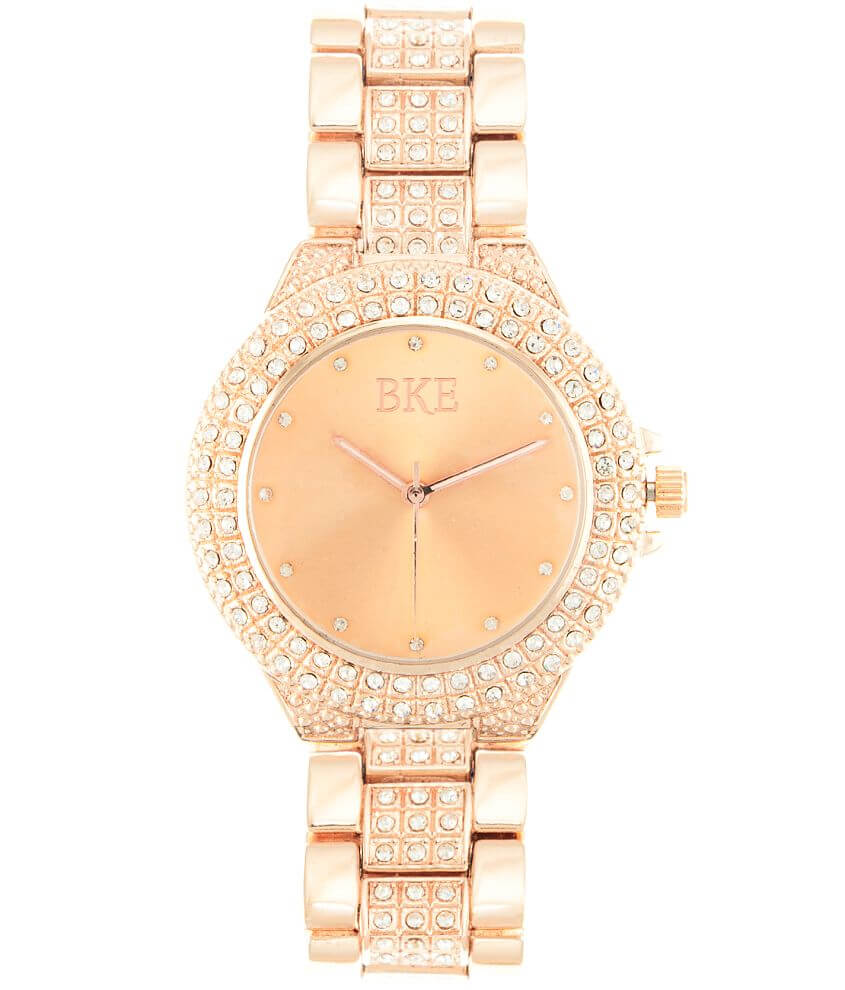BKE Rhinestone Watch - Women's Watches in Rose Gold | Buckle