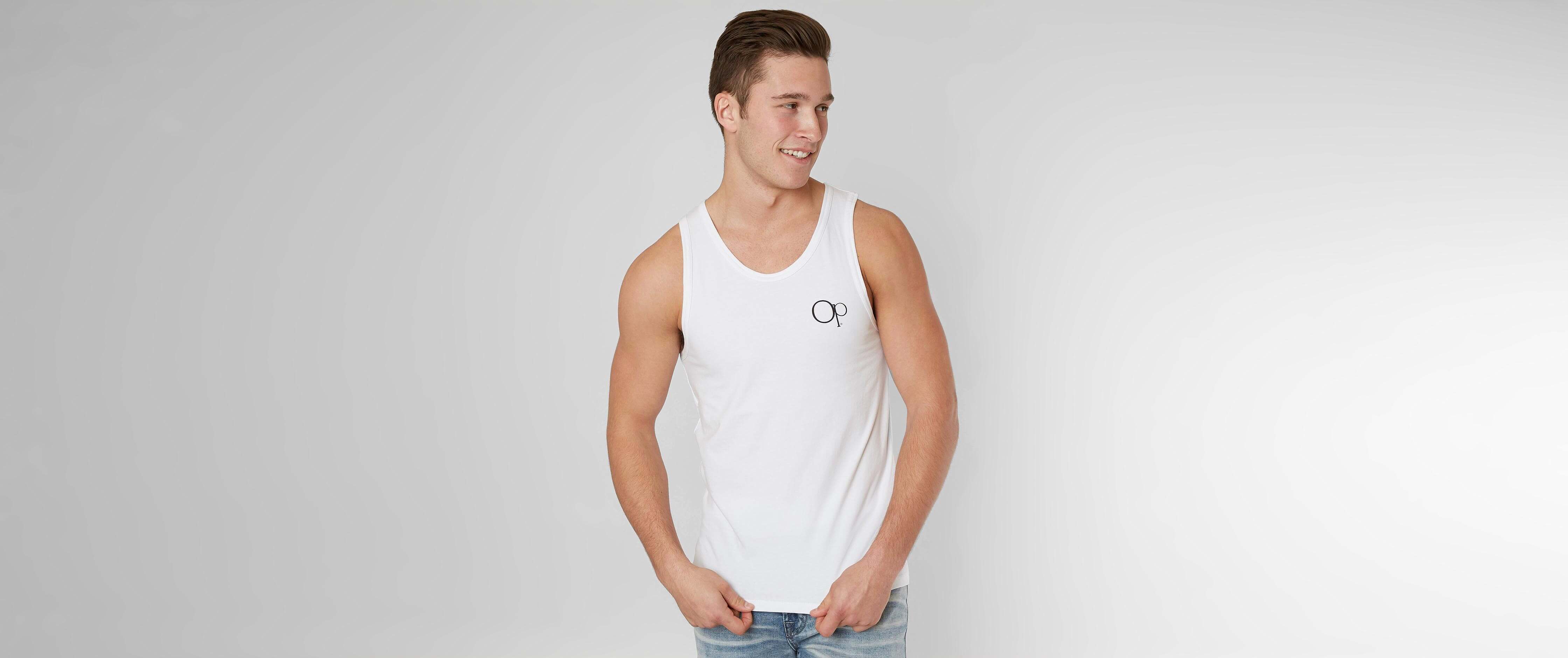 Ocean Pacific Wave Tank Top - Men's Tank Tops in White | Buckle