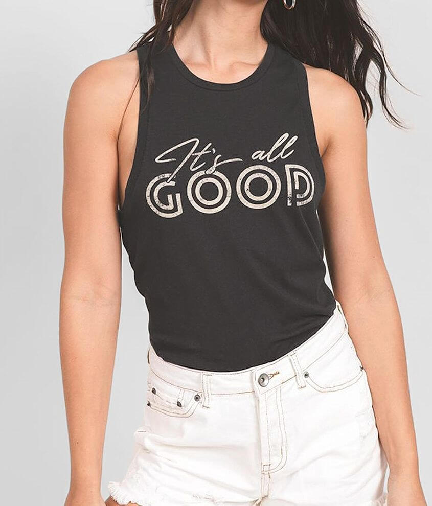 Others Follow It's All Good Tank Top - Women's Tank Tops in Black | Buckle