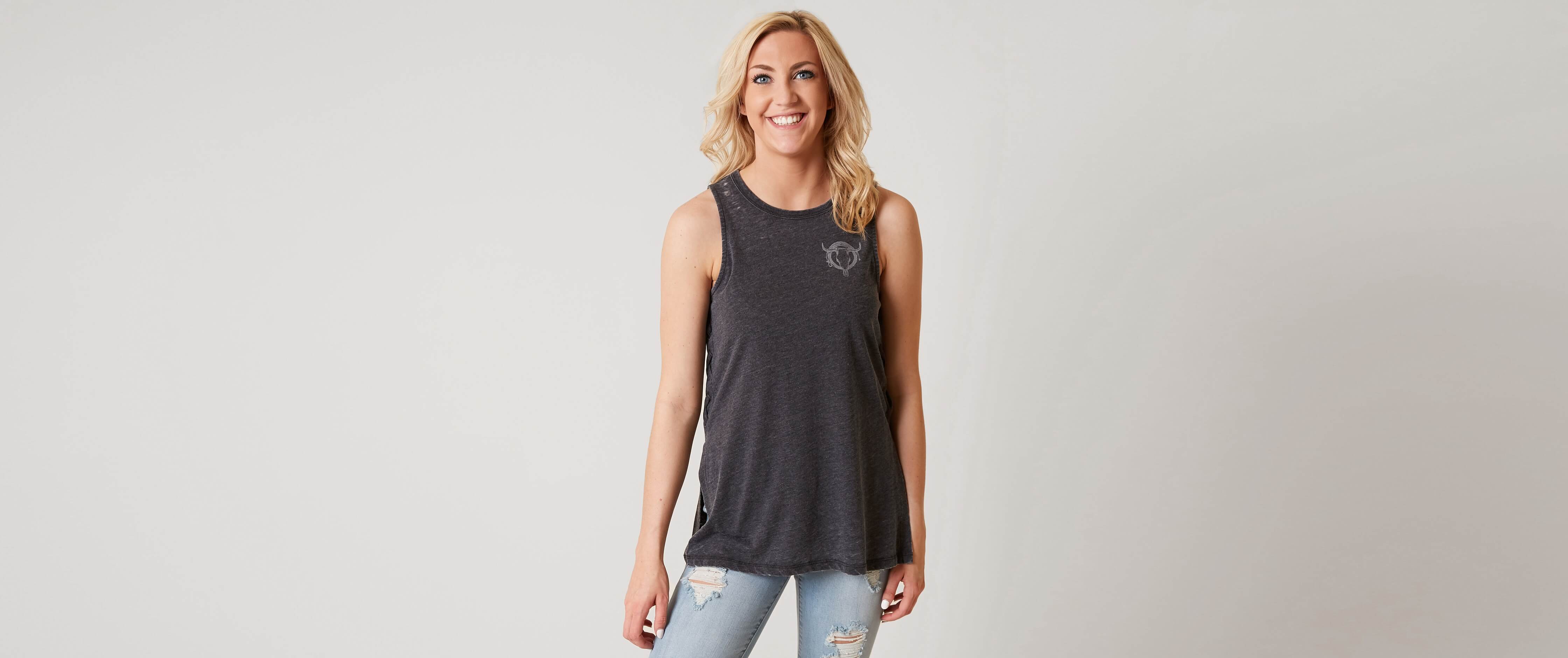 I.O.C. Cowboy Country Tank Top - Women's Tank Tops in Black | Buckle