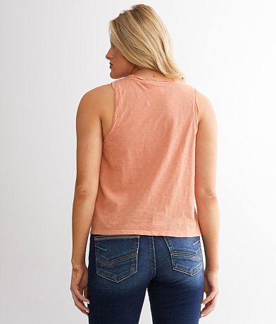White Crow Jana Slub Tank Top - Women's Tank Tops in Melon | Buckle