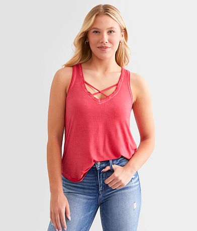 White Crow Robin Cross Tank Top - Women's Tank Tops in French Kiss | Buckle