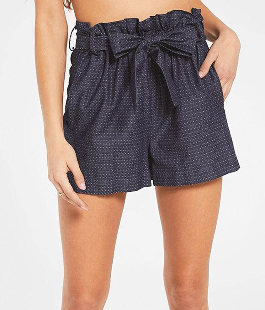 Rag Poets Chambray Hermosa Paperbag Short - Women's Shorts in Blue ...