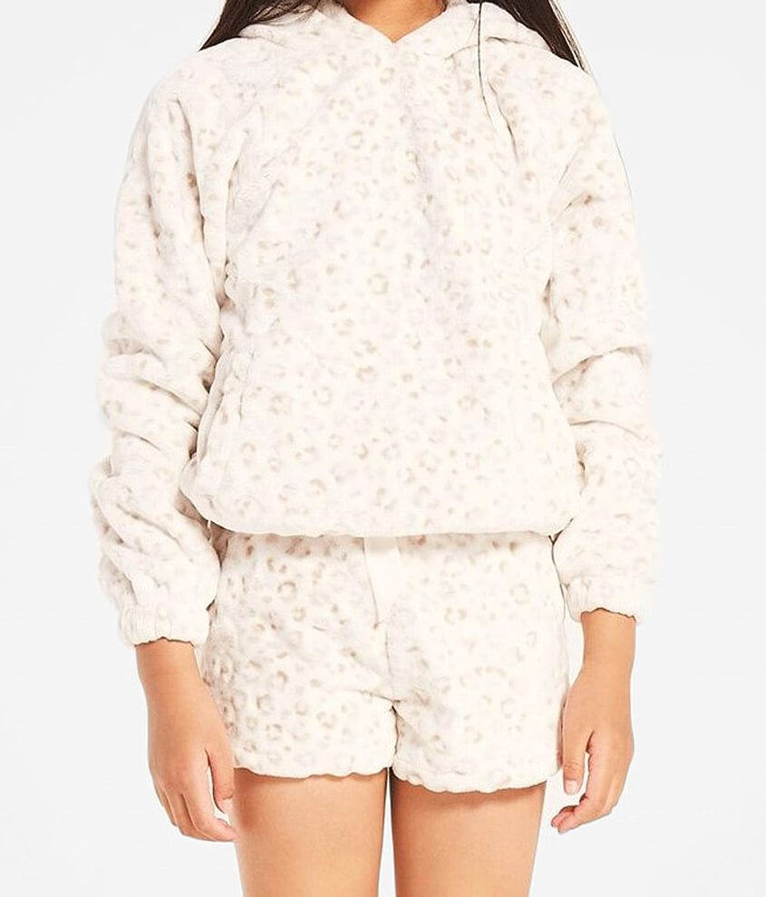 Girls - Z Supply Skylar Frosted Leopard Hoodie - Girl's Sweatshirts in ...